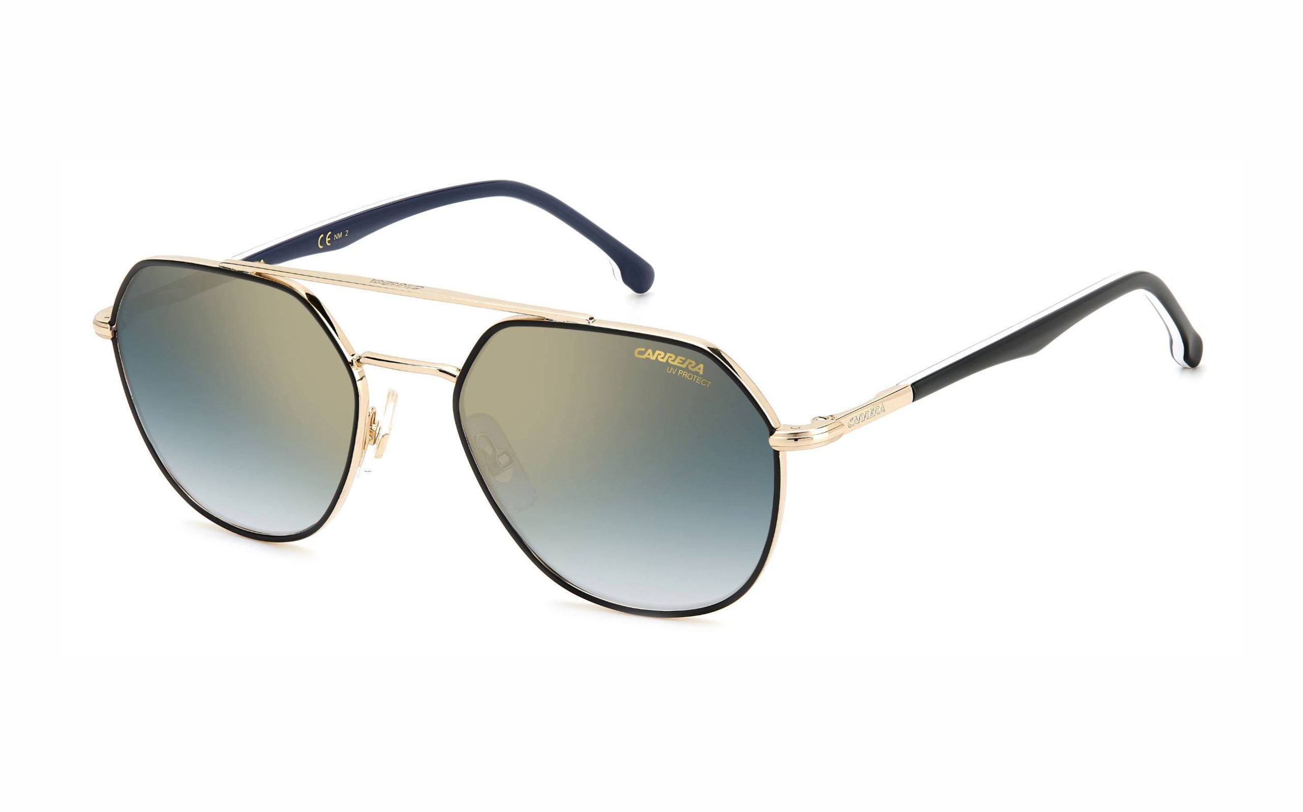 Carrera Sunglasses CARRERA 303/S 2M2/1V Gold Blue | عالم النظارات السعودية