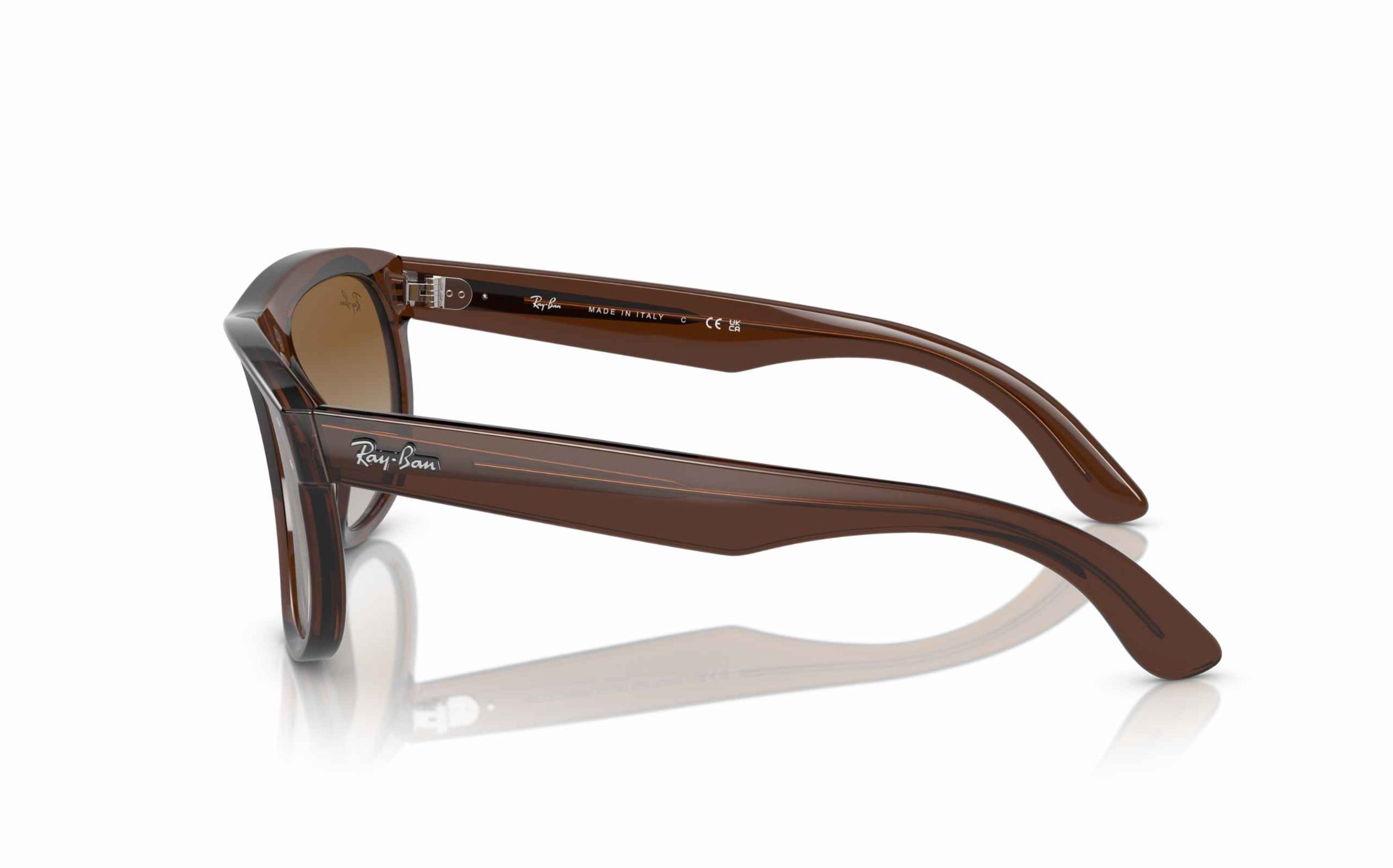 Ray-Ban Boyfriend Reverse Sunglasses RB R0501S 6709/CB Brown | عالم ...
