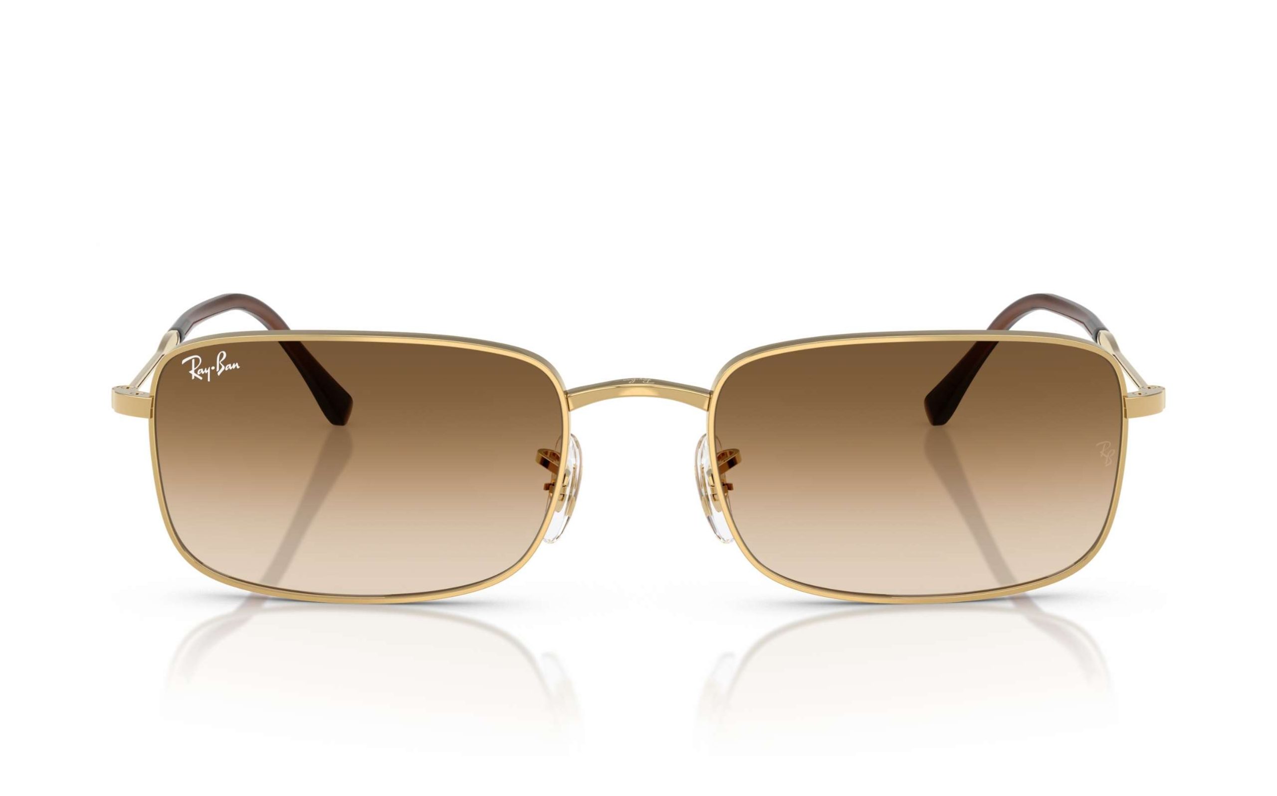 Ray-Ban RB 3746 001/51 Brown Sunglasses | عالم النظارات السعودية